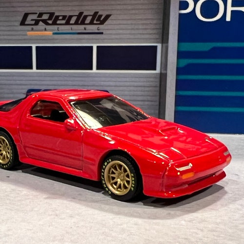 Hot Wheels 1/64 Scale Red Mazda Rx7 Fc Coupe Real Rider Swap - Etsy