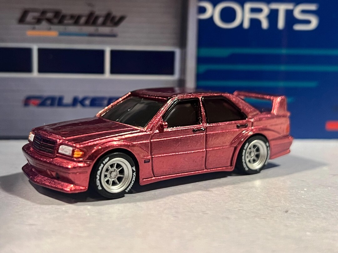 Hot Wheels Custom Color Mercedes Benz 190e 2.5-16 Evolution Premium ...