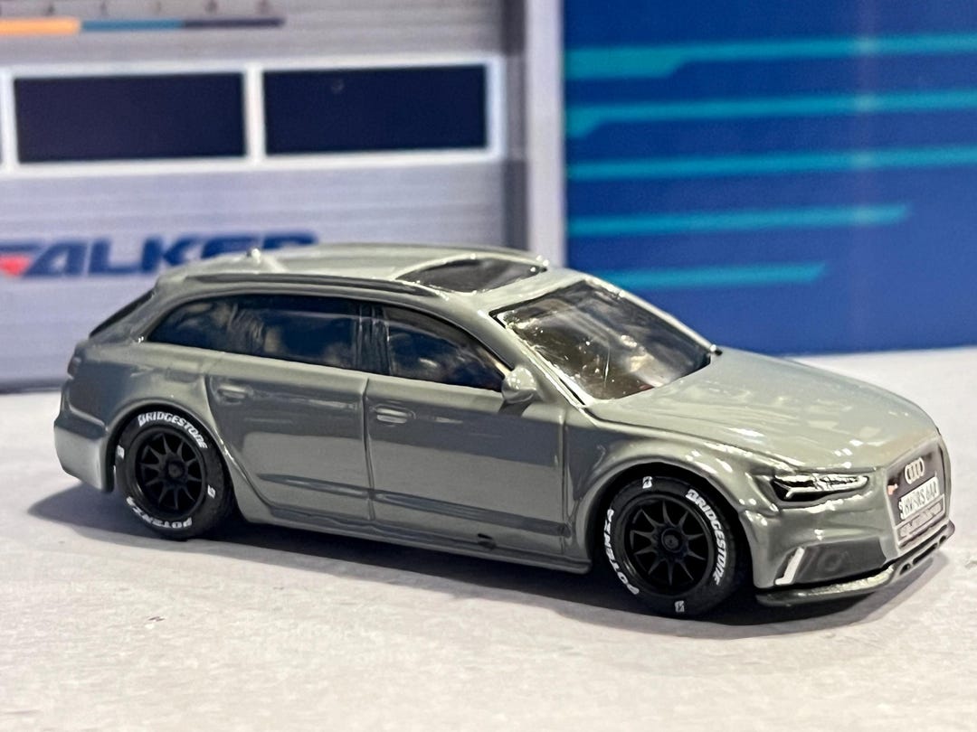 Hot Wheels Audi Rs6 Avant Wagon Grey Exclusive Retailer Edition Swapped ...