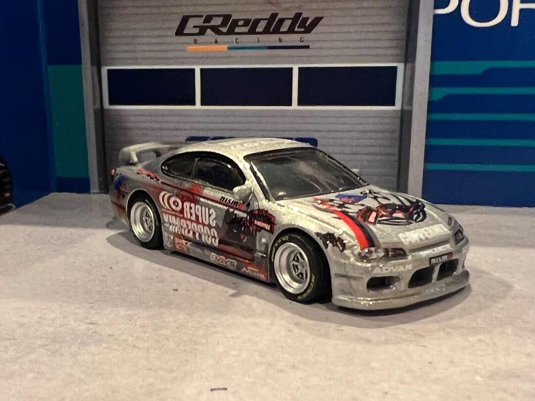 Hot Wheels Boulevard Nissan S15 Silvia With Real Rider Swap 1:64 Scale ...