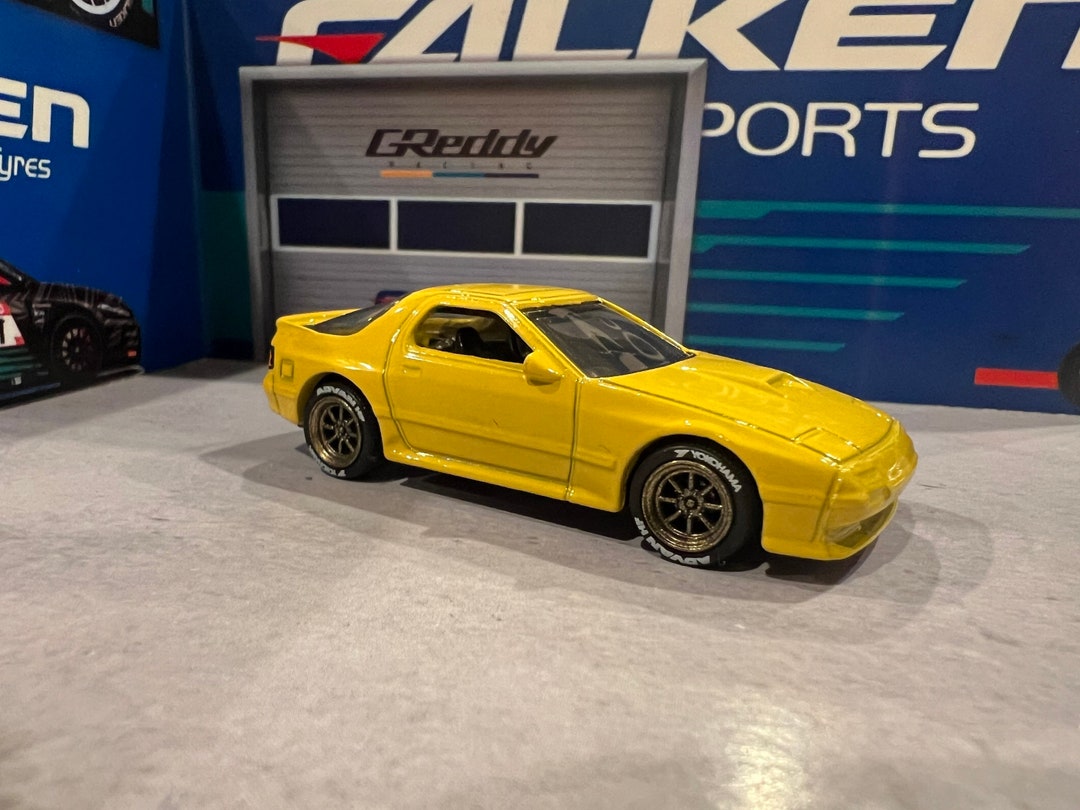 Hot Wheels 1/64 Scale Red Mazda Rx7 Fc Coupe Real Rider Swap - Etsy