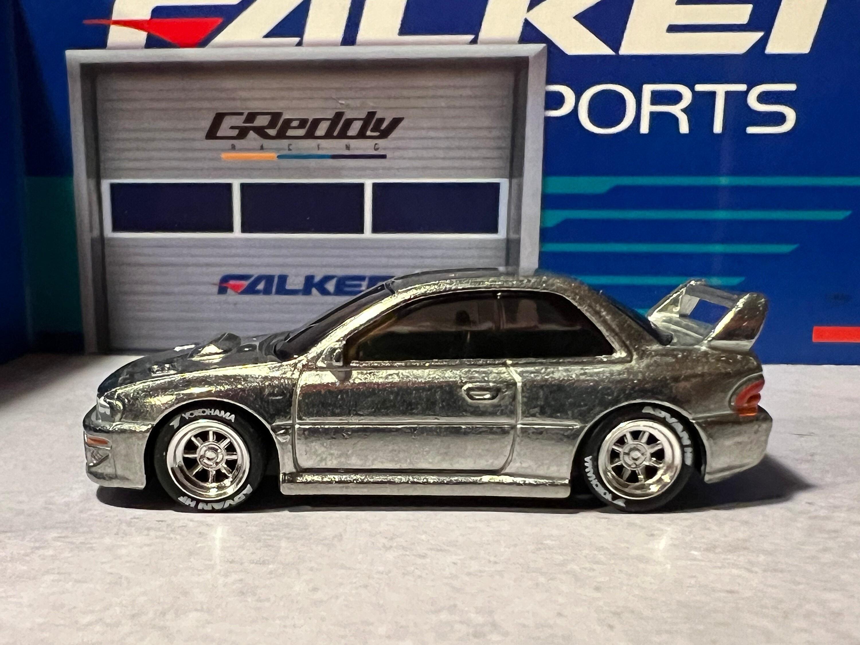 Hot Wheels Custom 22B Subaru Zamac With Chrome Wheel Swap - Etsy