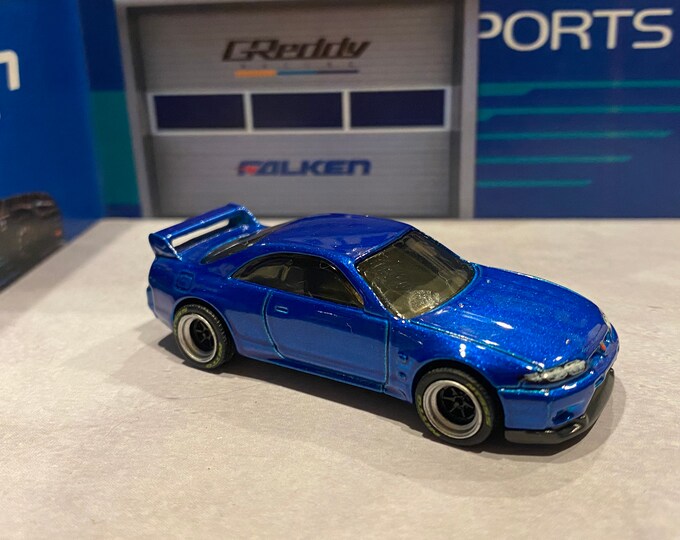 Hot Wheels R33 Nissan Skyline GTR Blue With Real Rider Swap - Etsy