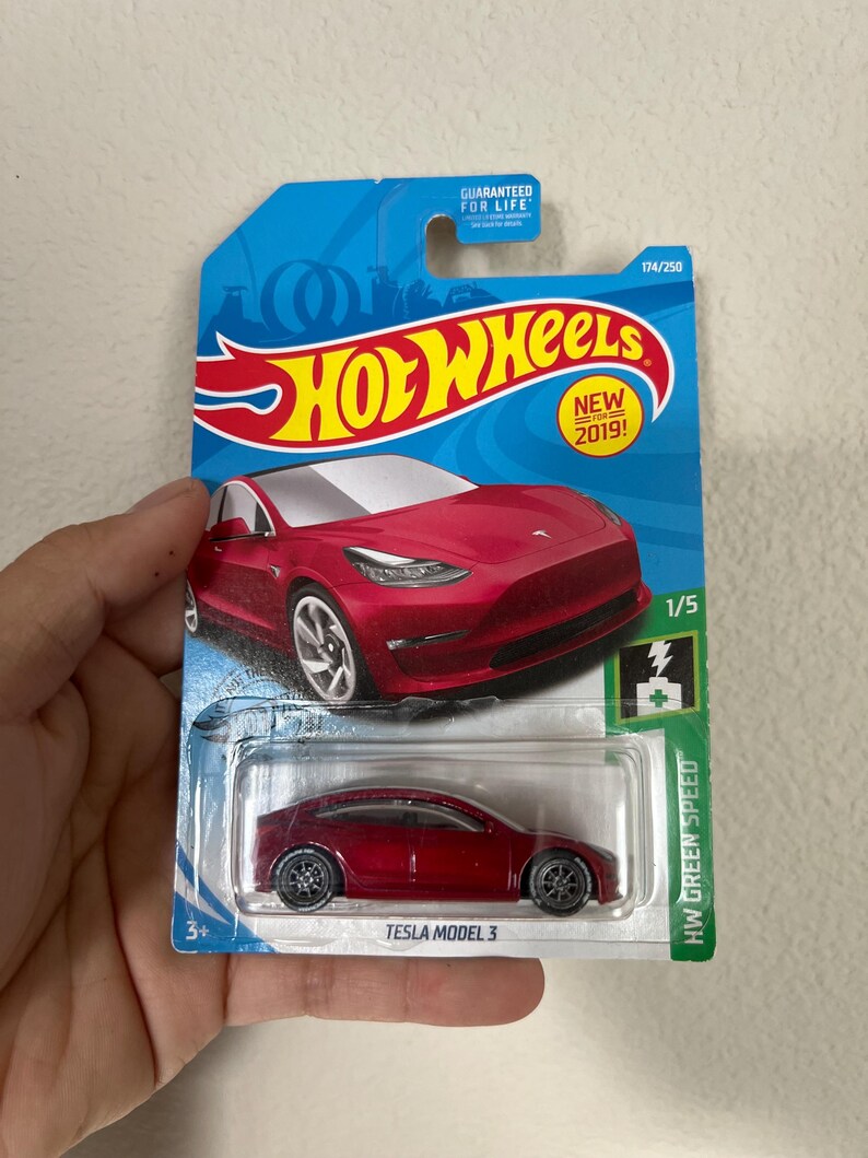 Hot Wheels Tesla Model 3 Red Custom Swap Wheels - Etsy