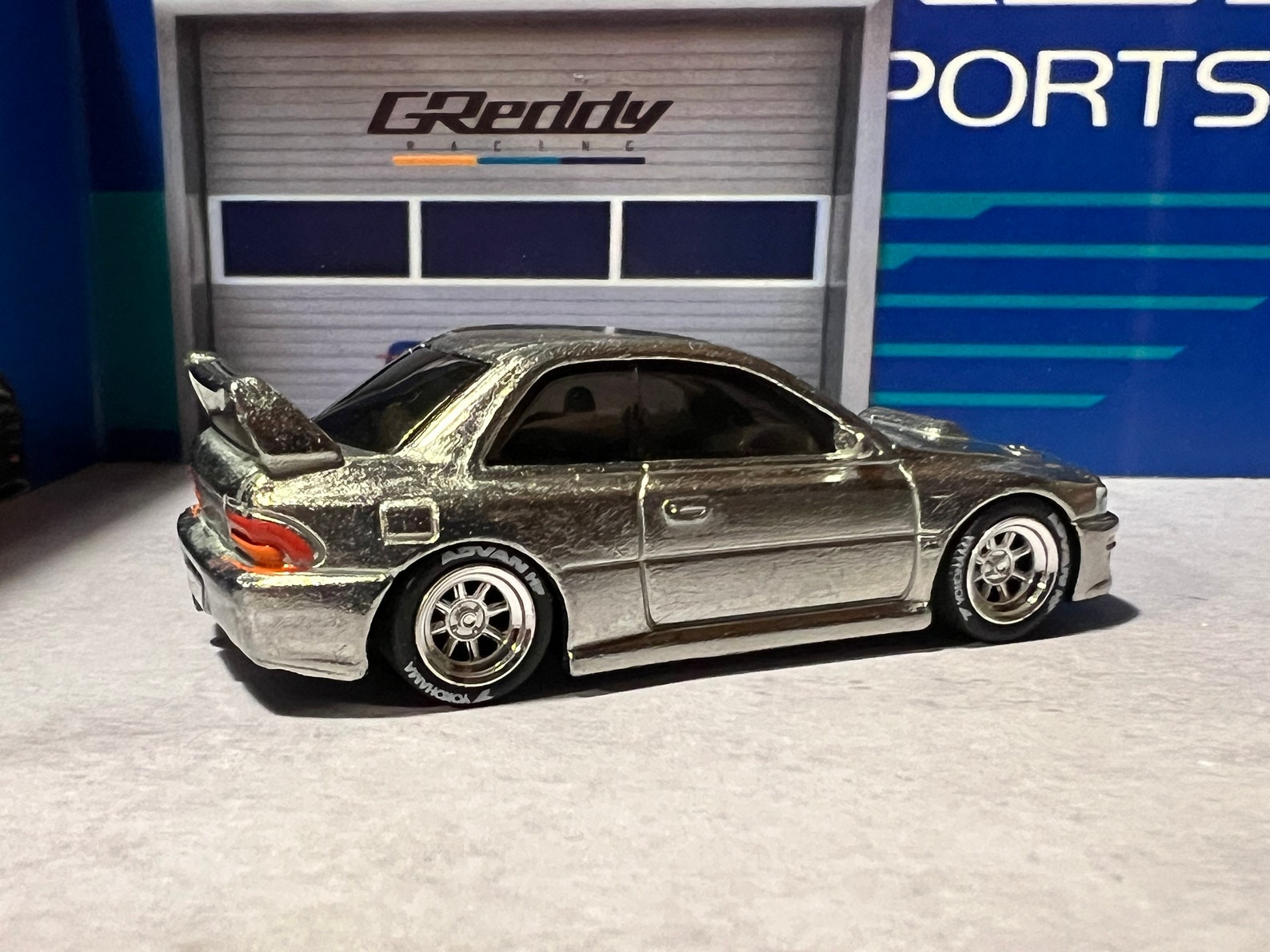 Hot Wheels Custom 22B Subaru Zamac With Chrome Wheel Swap - Etsy