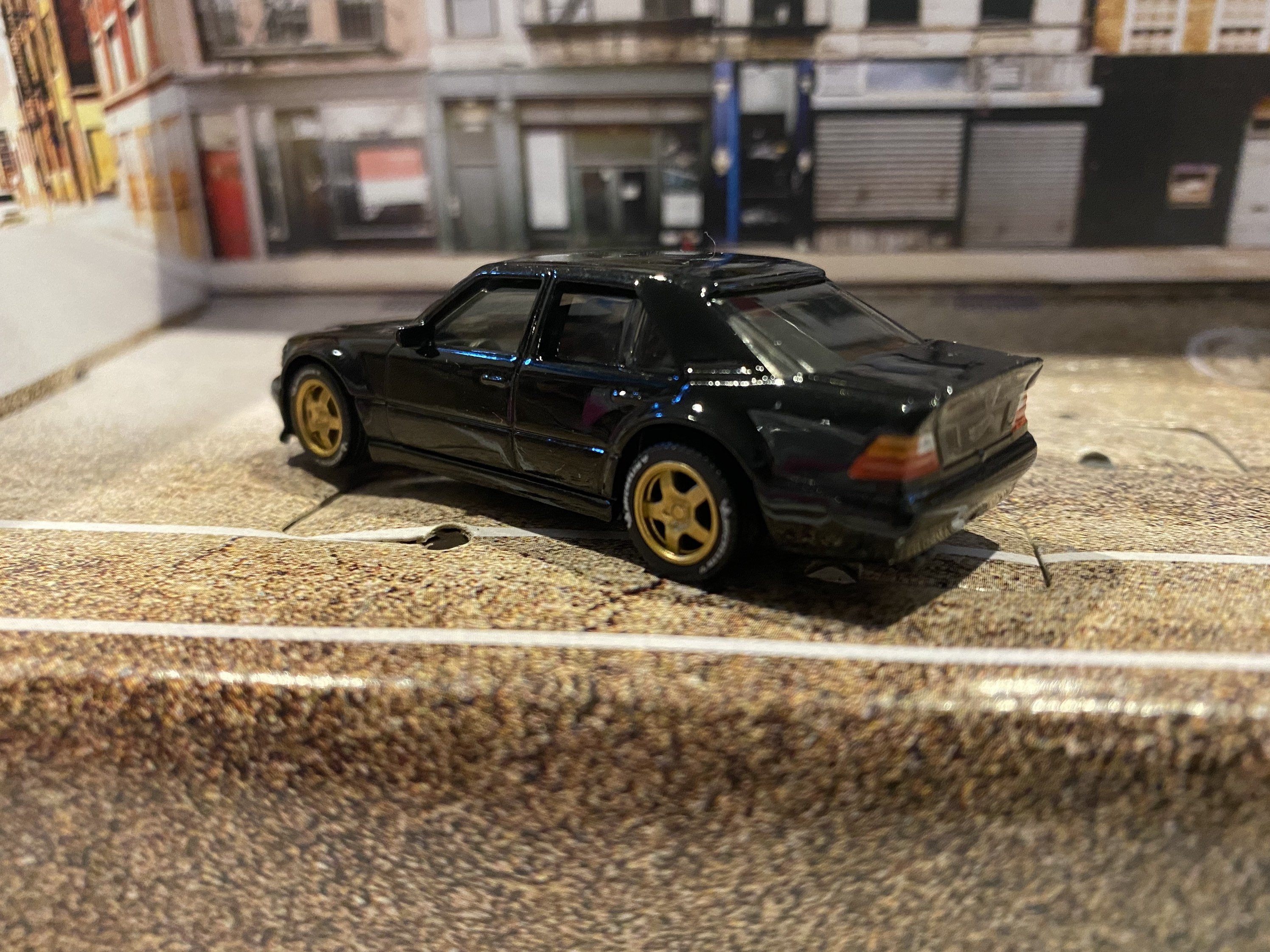 Hot Wheels Mercedes 500E Custom Wheel Swap 1/64 Scale | Etsy