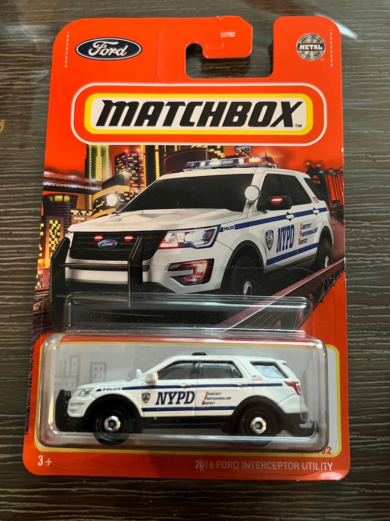 Matchbox NYPD 2016 Ford Interceptor Utility 1/64 Scale - Etsy