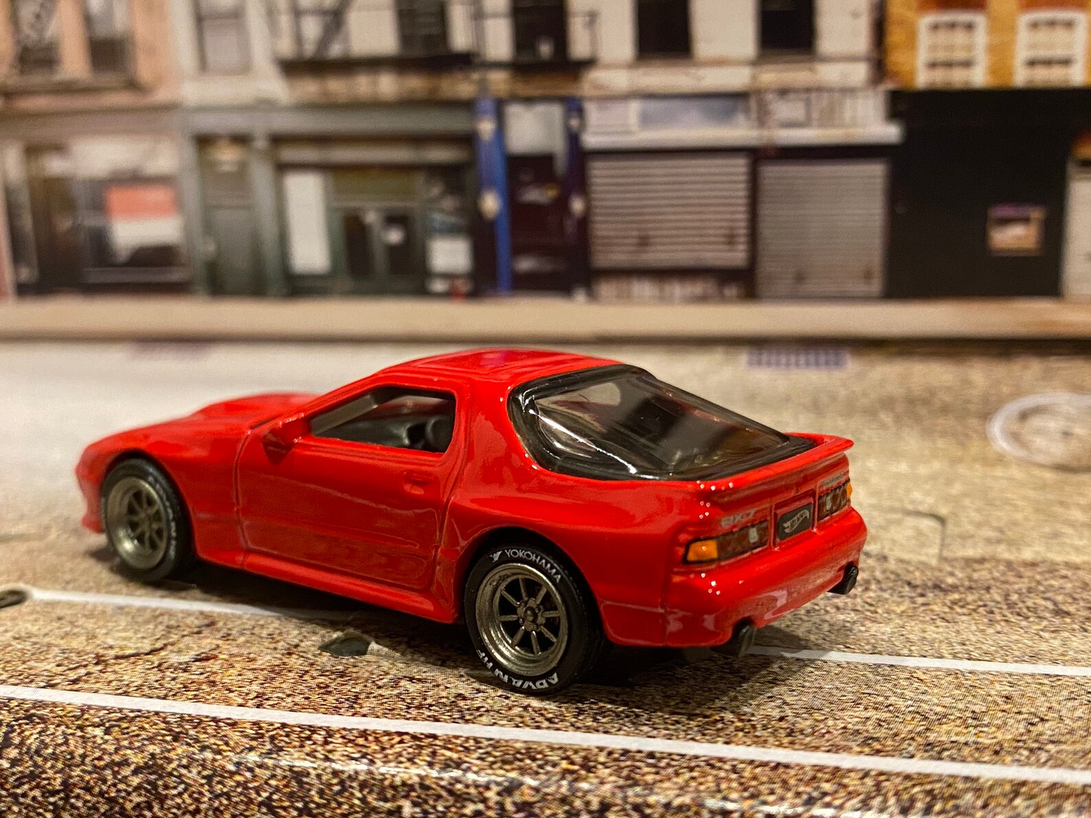 Hot Wheels 1/64 Scale Red Mazda Rx7 Fc Coupe Real Rider Swap | Etsy