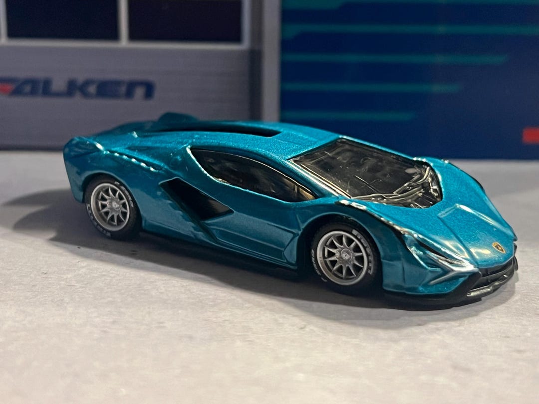 Hot Wheels Lamborghini Sian FKP 37 Multipack Exclusive Custom Teal With ...