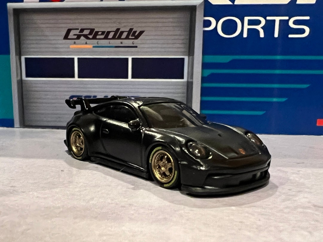 Custom Hot Wheels Porsche 911 Gt3 Lowered and Real Rider Wheel Swapped ...