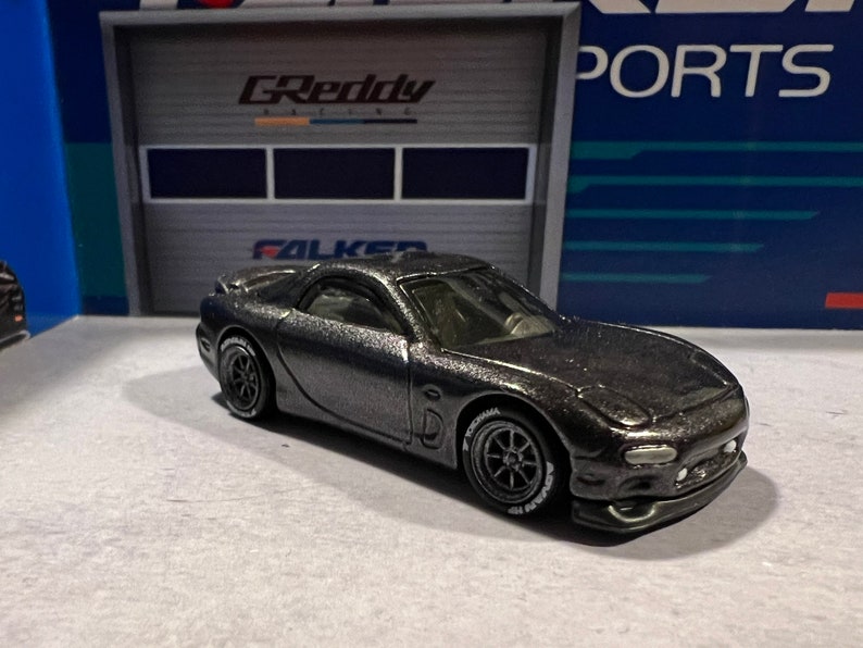 Hot Wheels Blue Mazda Rx7 FD Wheel Swapped - Etsy