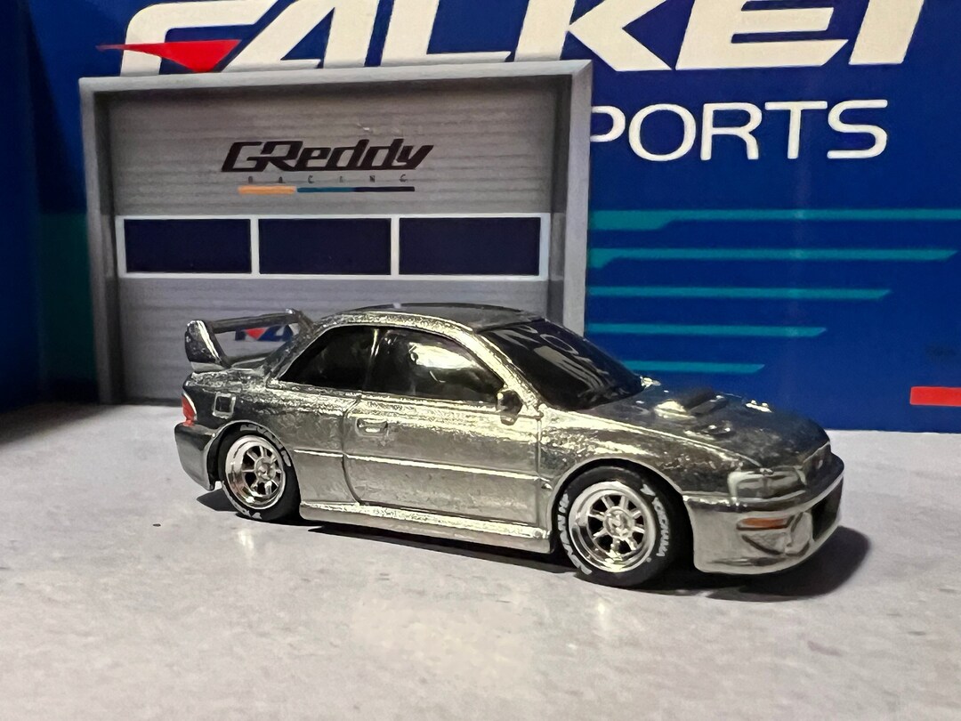 Hot Wheels Custom 22B Subaru Zamac With Chrome Wheel Swap - Etsy