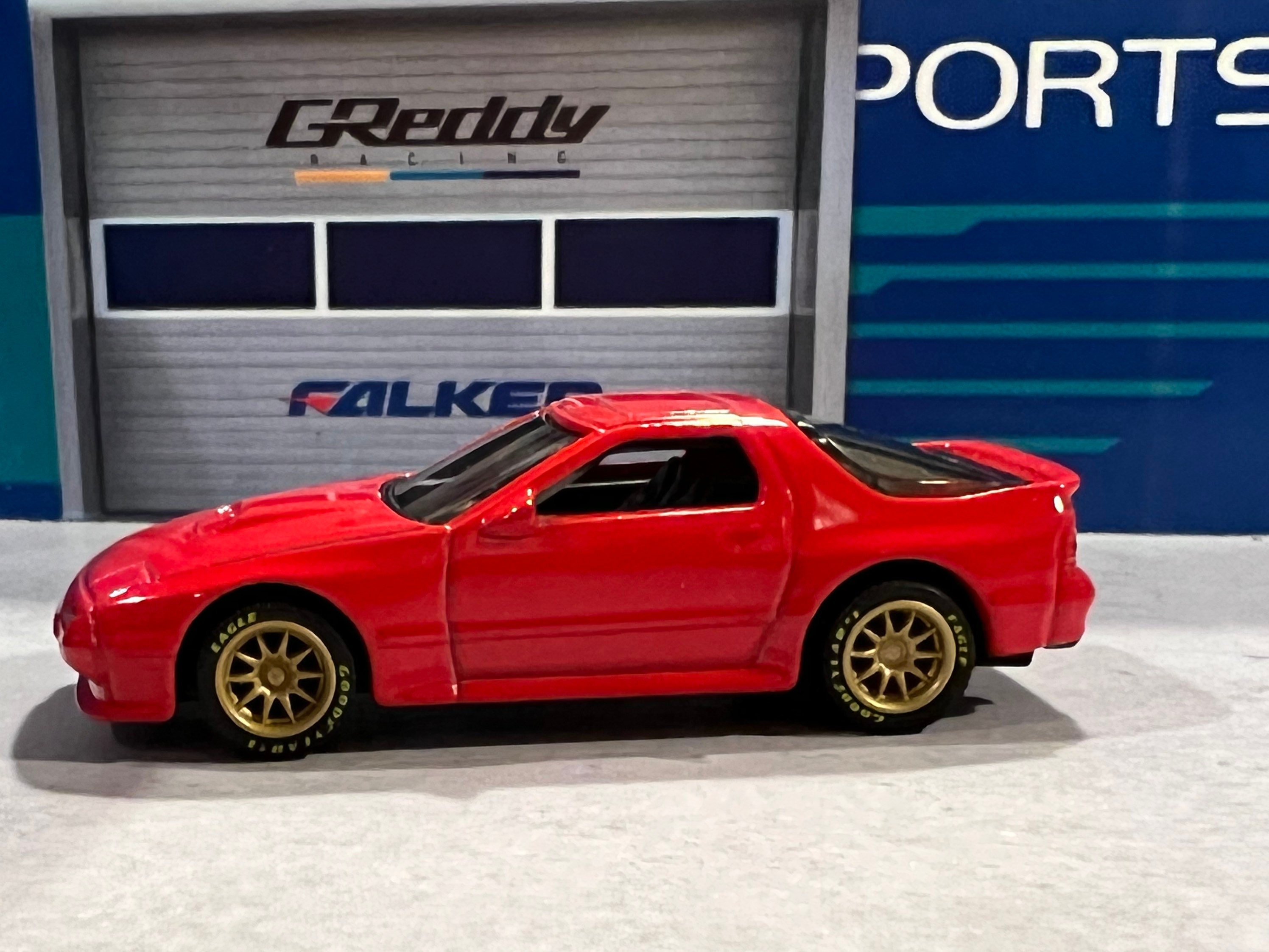 Hot Wheels 1/64 Scale Red Mazda Rx7 Fc Coupe Real Rider Swap - Etsy