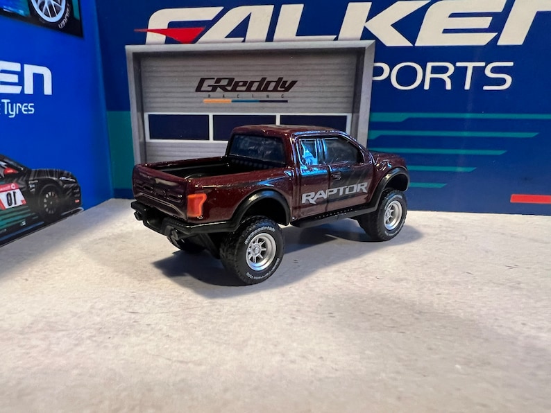 Hot Wheels Ford F150 Svt Raptor Maroon With Wheel Swap 4x4 - Etsy