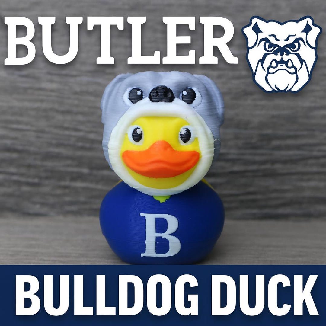 Butler University Bulldogs Duck | BU Mascot Gift | Go Dawgs Collectible ...
