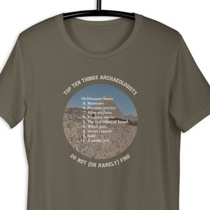 Archaeologist Ten Things List, Archaeologist, Archaeology, Unisex, Men ...