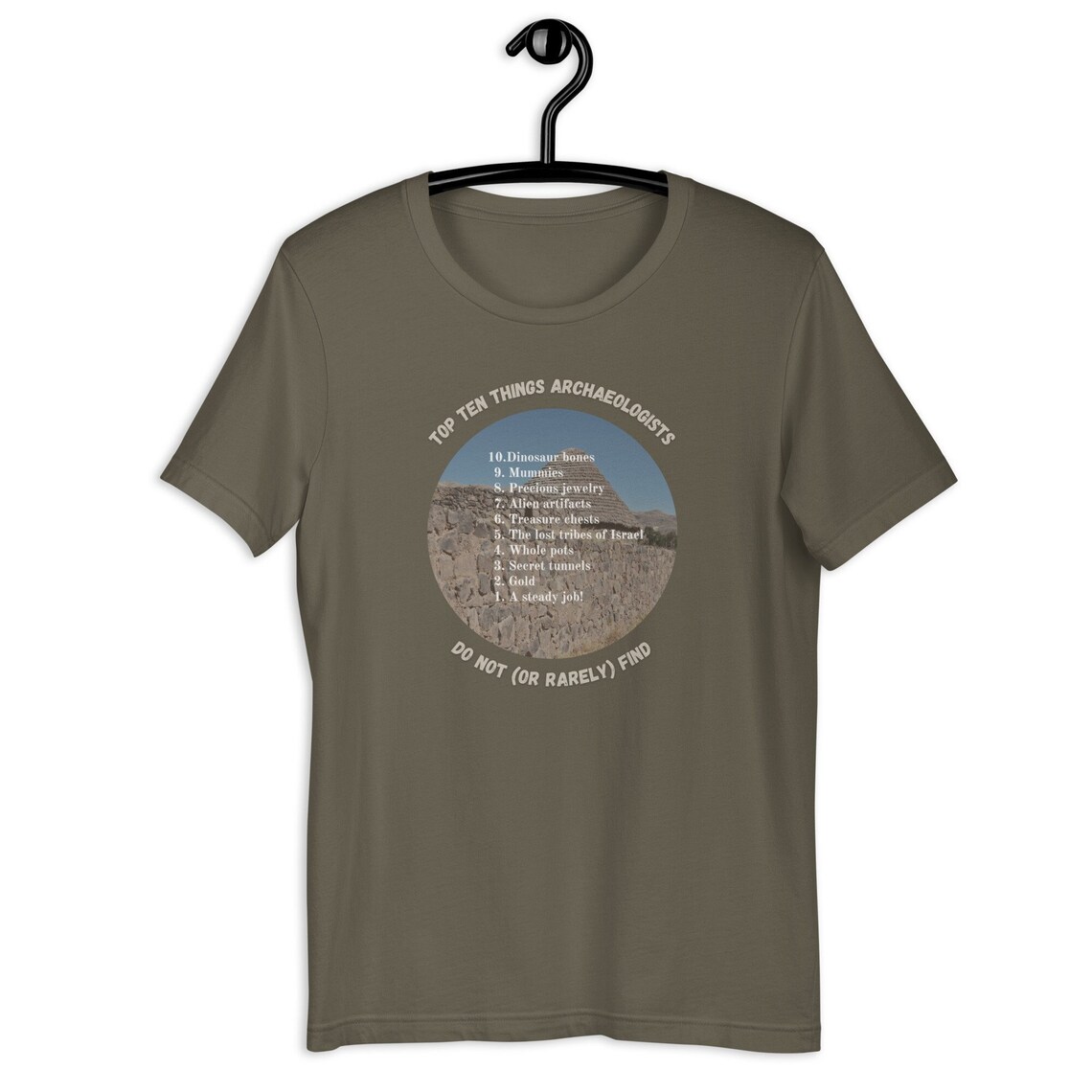 Archaeologist Ten Things List, Archaeologist, Archaeology, Unisex, Men ...