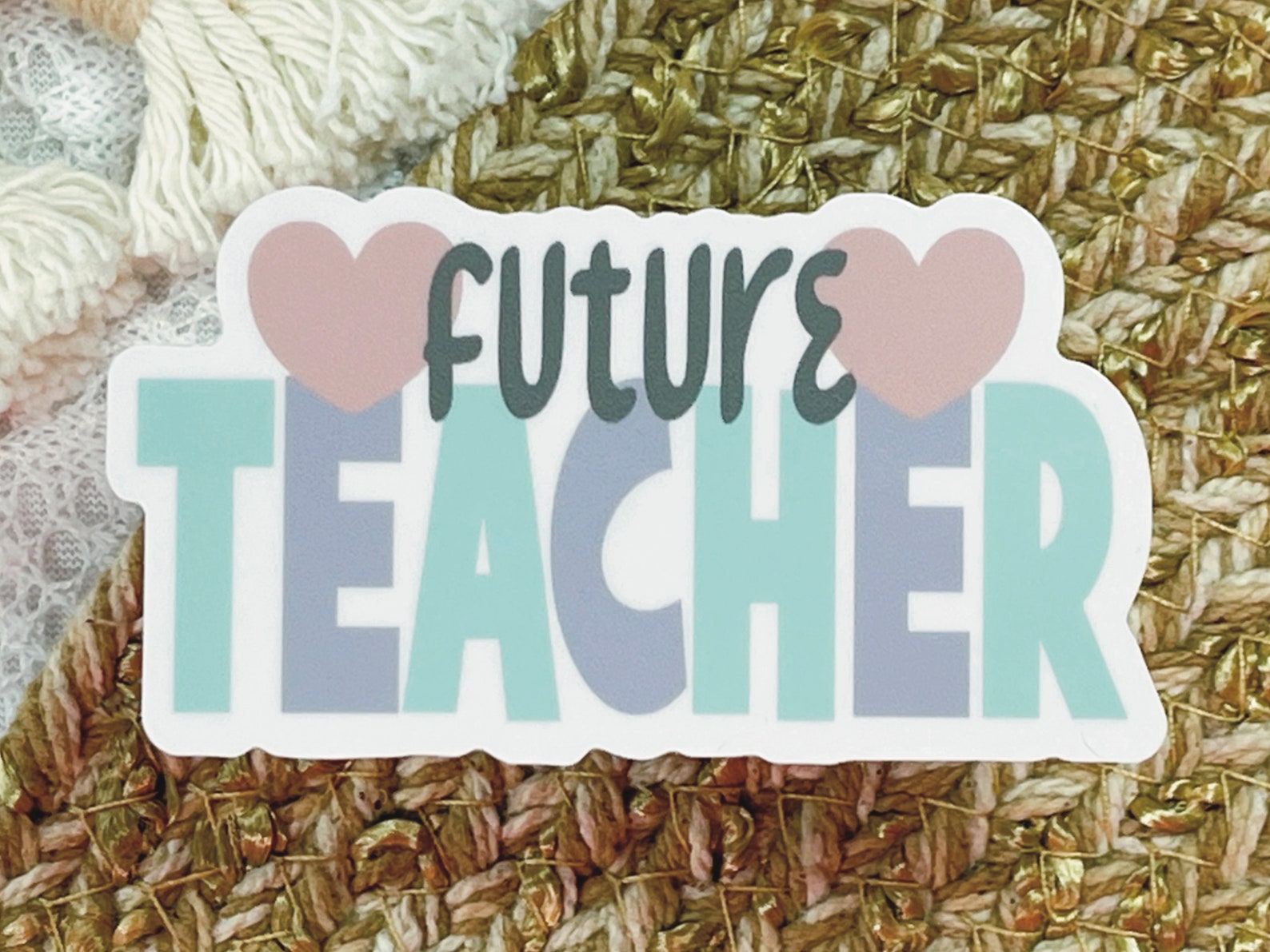 Future Teacher Sticker, ECE Decal, Cute Teacher Appreciation Gift ...