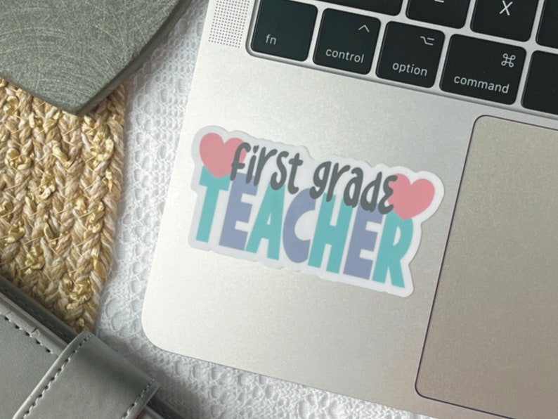 First Grade Teacher Sticker 1st Grade Teacher Decal Grade - Etsy