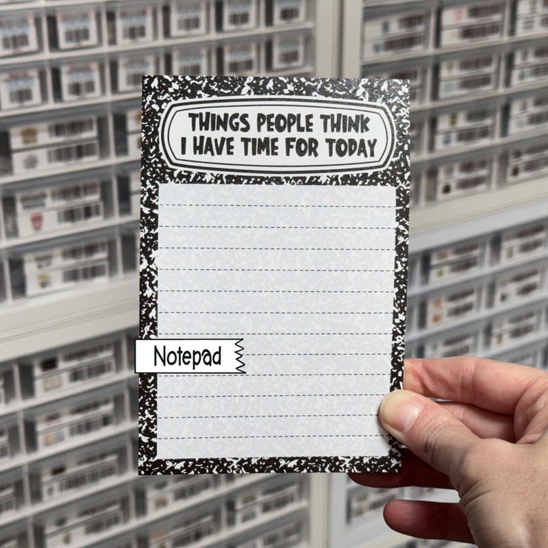 Funny Notepads With Sayings - Etsy