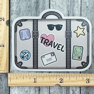 Travel Suitcase Stickers, Traveler Stickers, Adventure Stickers ...