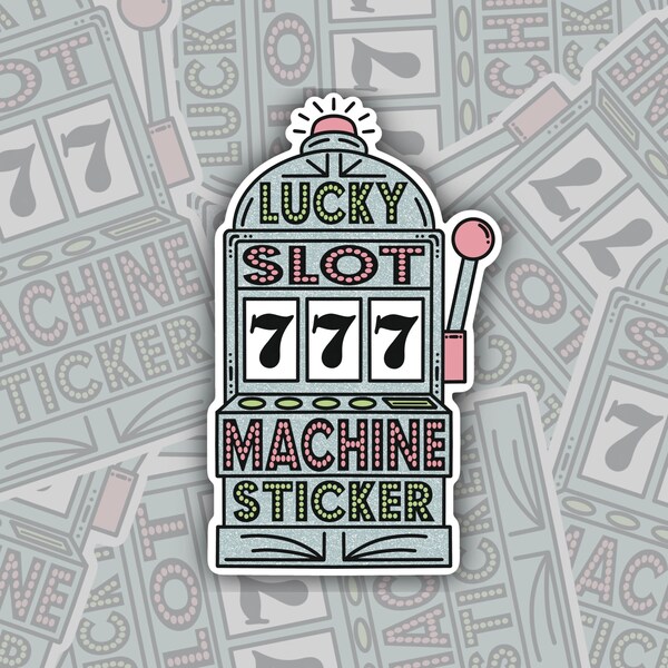 Slot Machine Decal - Etsy