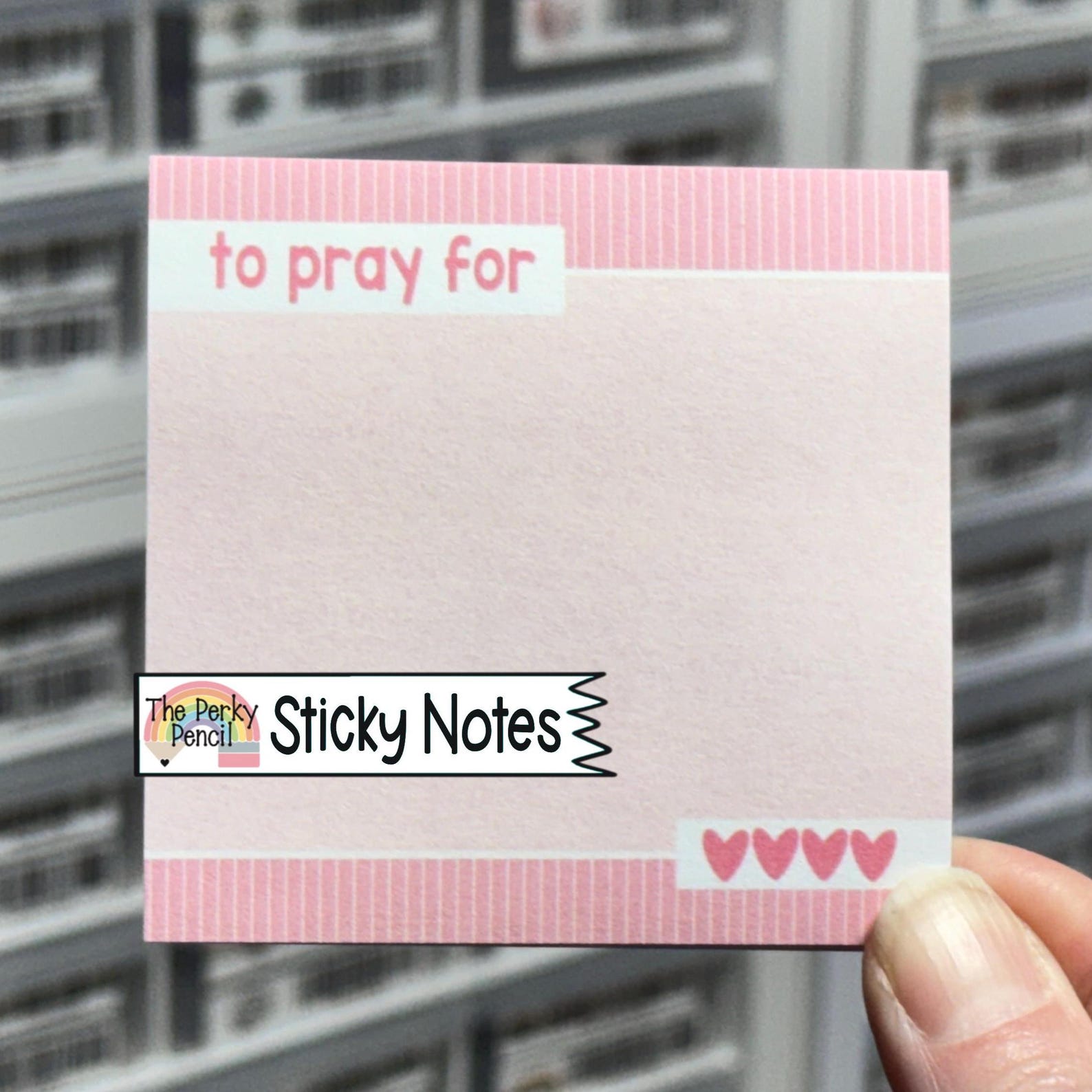 To Pray for Sticky Notes, Christian Memo Pad, Cute Religious Notepad ...