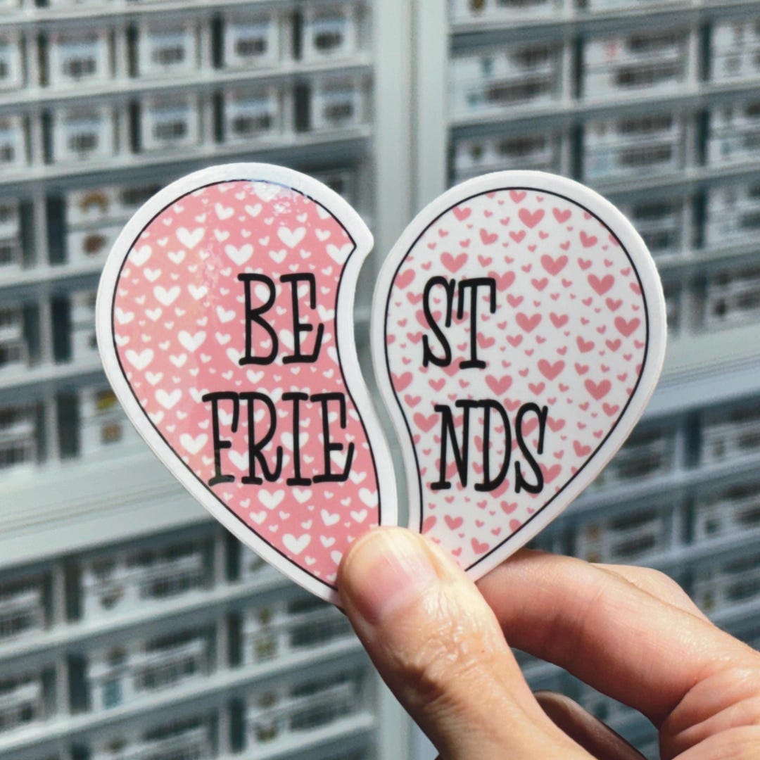 Best Friends Sticker Set, Besties Gift Pack, BFF Sticker Bundle ...