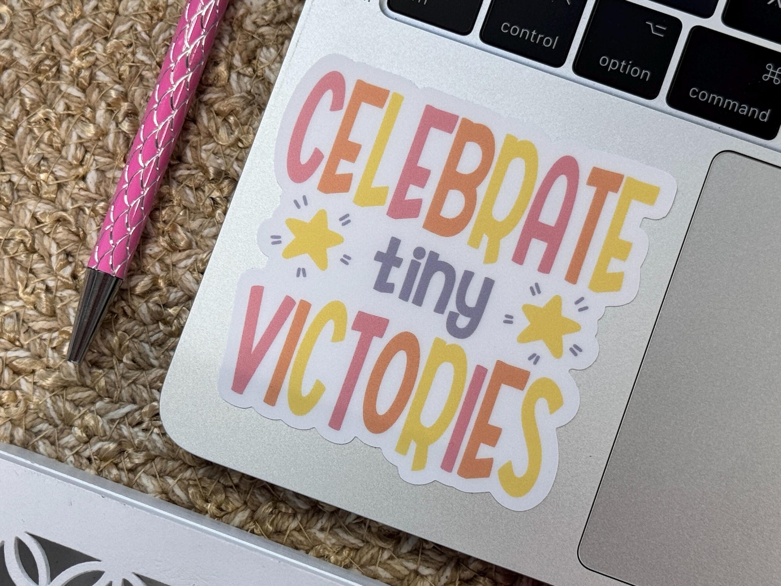 Celebrate Tiny Victories Sticker, Positivity Sticker, Keep Going Decal ...