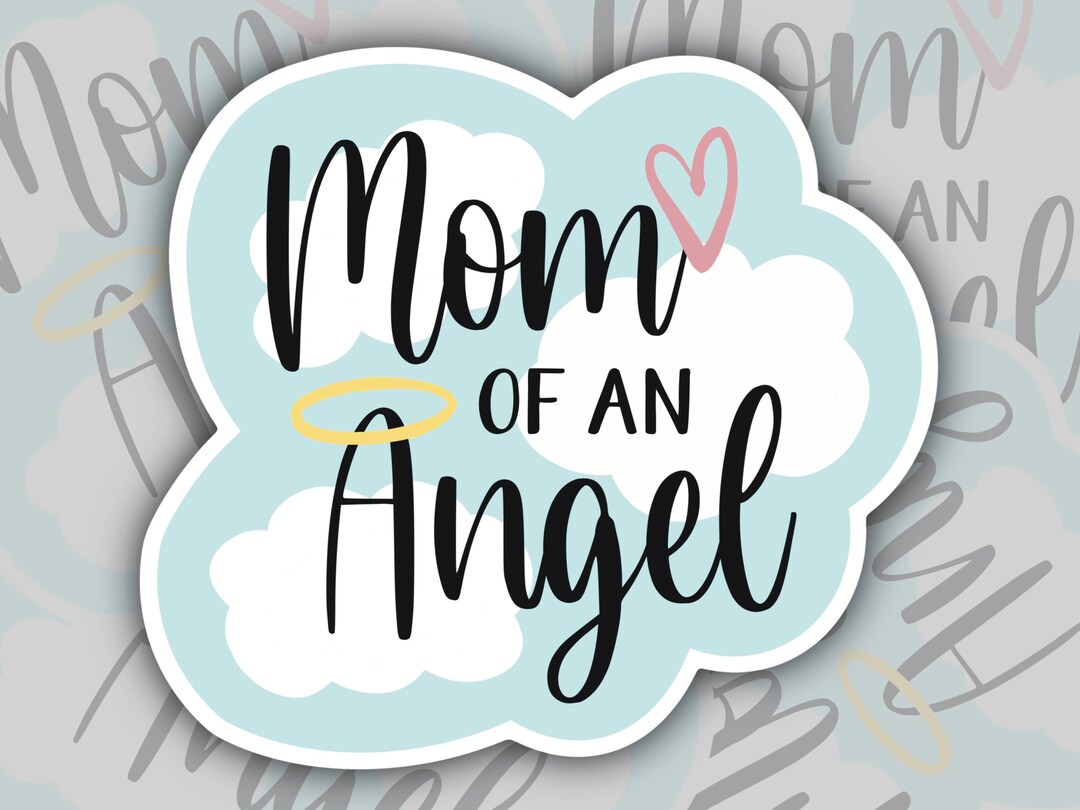 Mom of an Angel Sticker Pregnancy Loss Infant Loss - Etsy