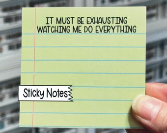 Prescription Strength Reminder Sticky Notes, Fun Memo Pad, Funny Sticky ...