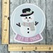 Let It Snow Globe Sticker, Snowman Sticker, Snowglobe Decal, Snow ...