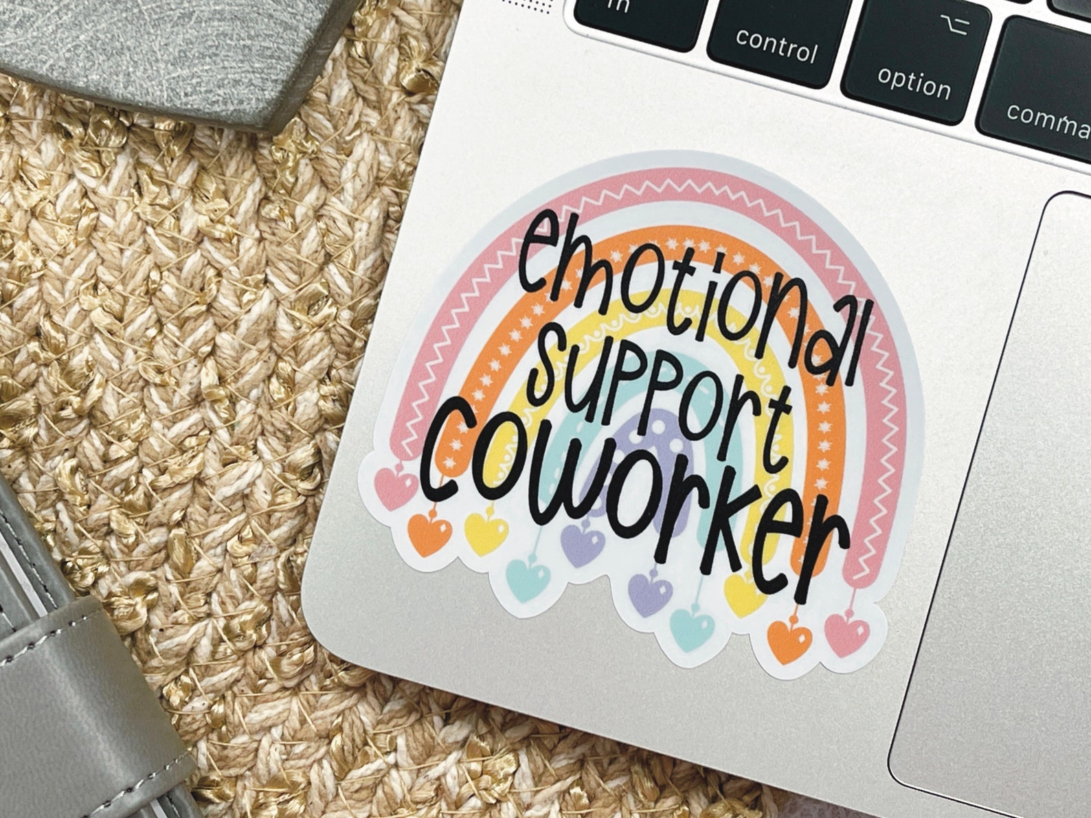 Emotional Support Coworker Sticker Office Humor Work Friend - Etsy