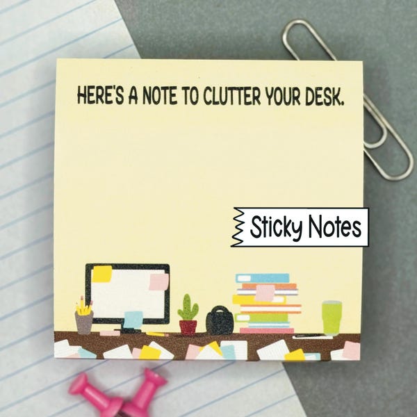 Funny Sticky Notes - Etsy