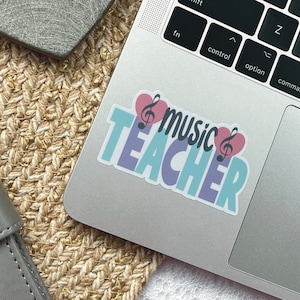 Music Teacher Sticker, Band Teacher Decal, Choir Teacher, Grade Level ...