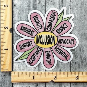 Inclusion Flower Sticker, Disability Awareness, Accessibility Inclusion ...