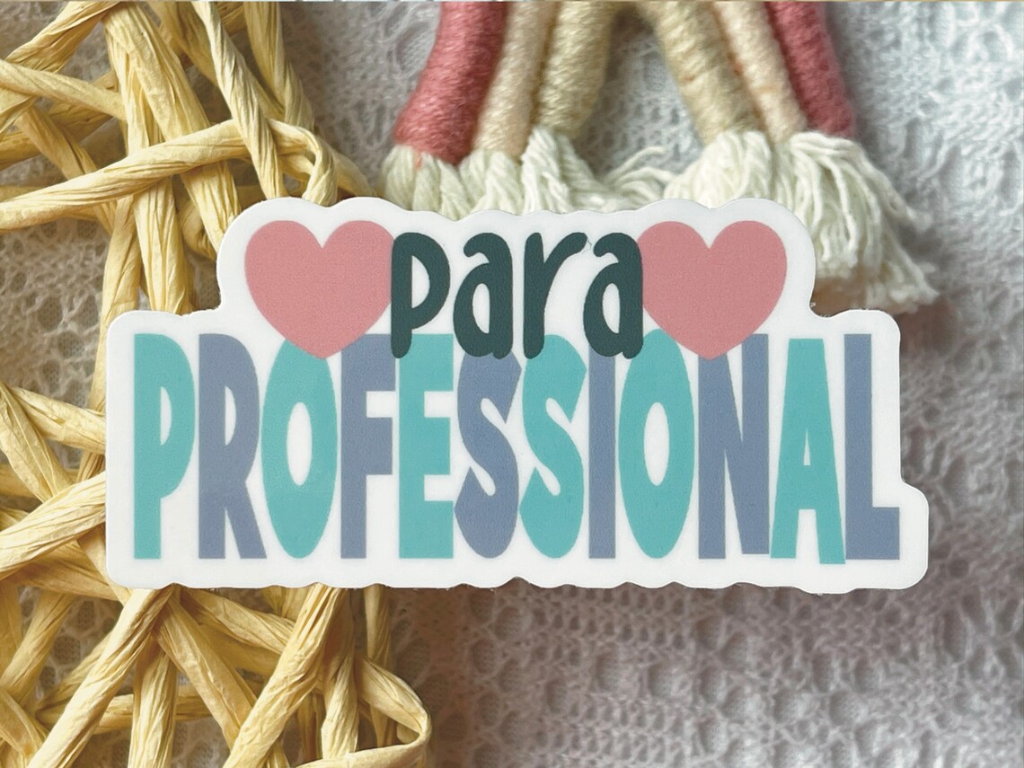 Paraprofessional Sticker Parapro Decal Para Stickers | Etsy
