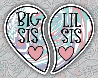 Big Sister Sticker | Etsy