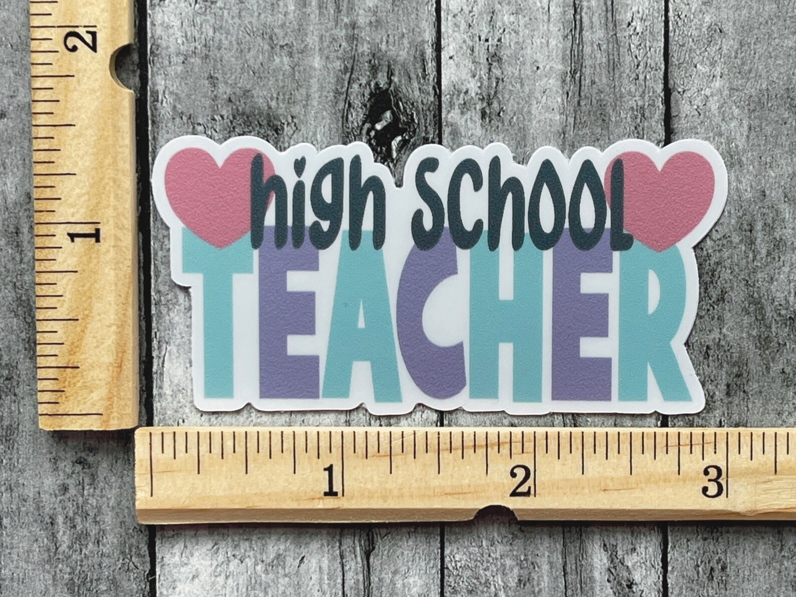 High School Teacher Sticker Senior High Teacher Decal Grade - Etsy