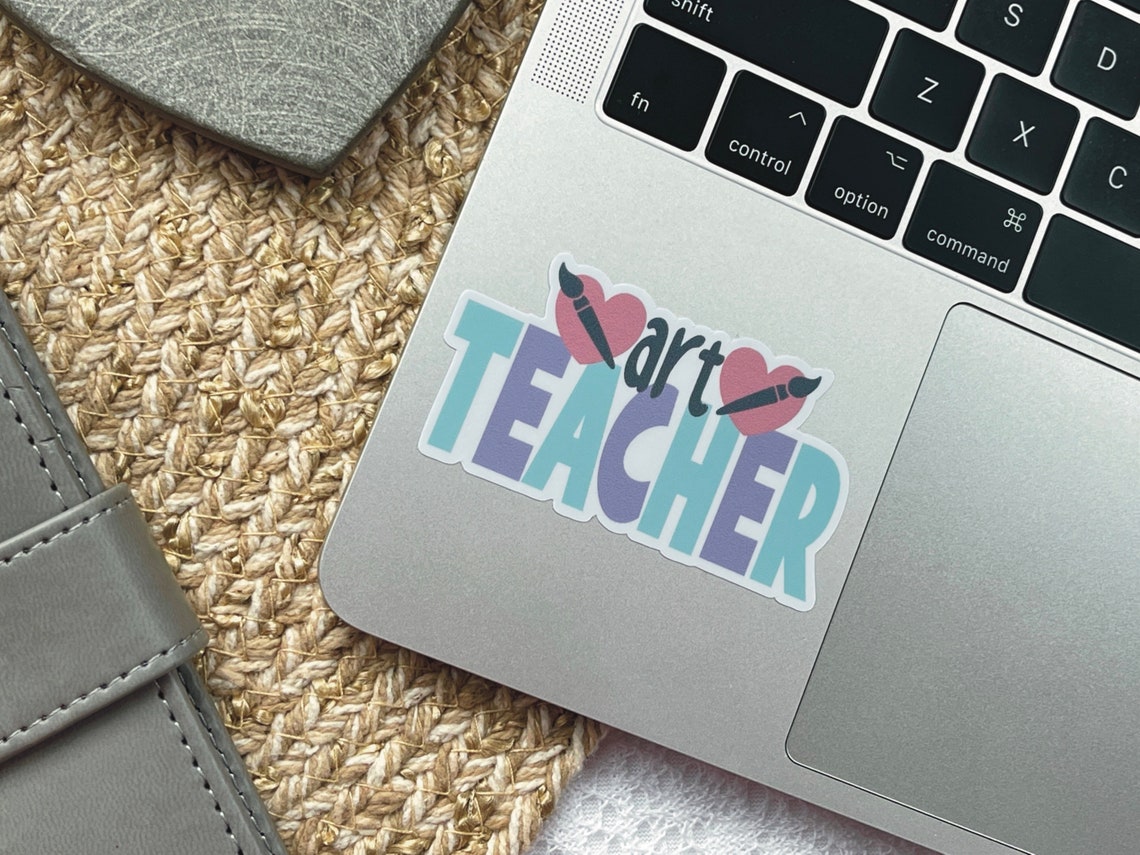 Art Teacher Sticker Drawing Painting Artist Decal Grade | Etsy