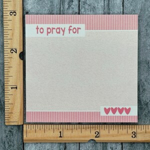 To Pray for Sticky Notes, Christian Memo Pad, Cute Religious Notepad ...