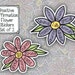 Positive Affirmation Flower Sticker Set Self Love Self Care | Etsy