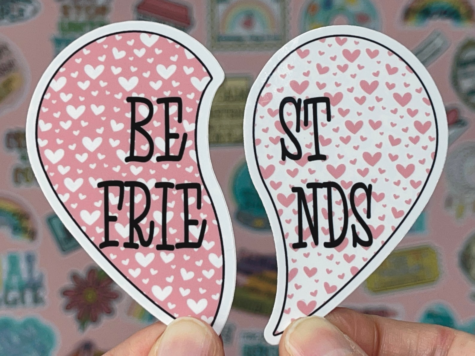 Best Friends Sticker Set Besties Gift Pack BFF Sticker - Etsy