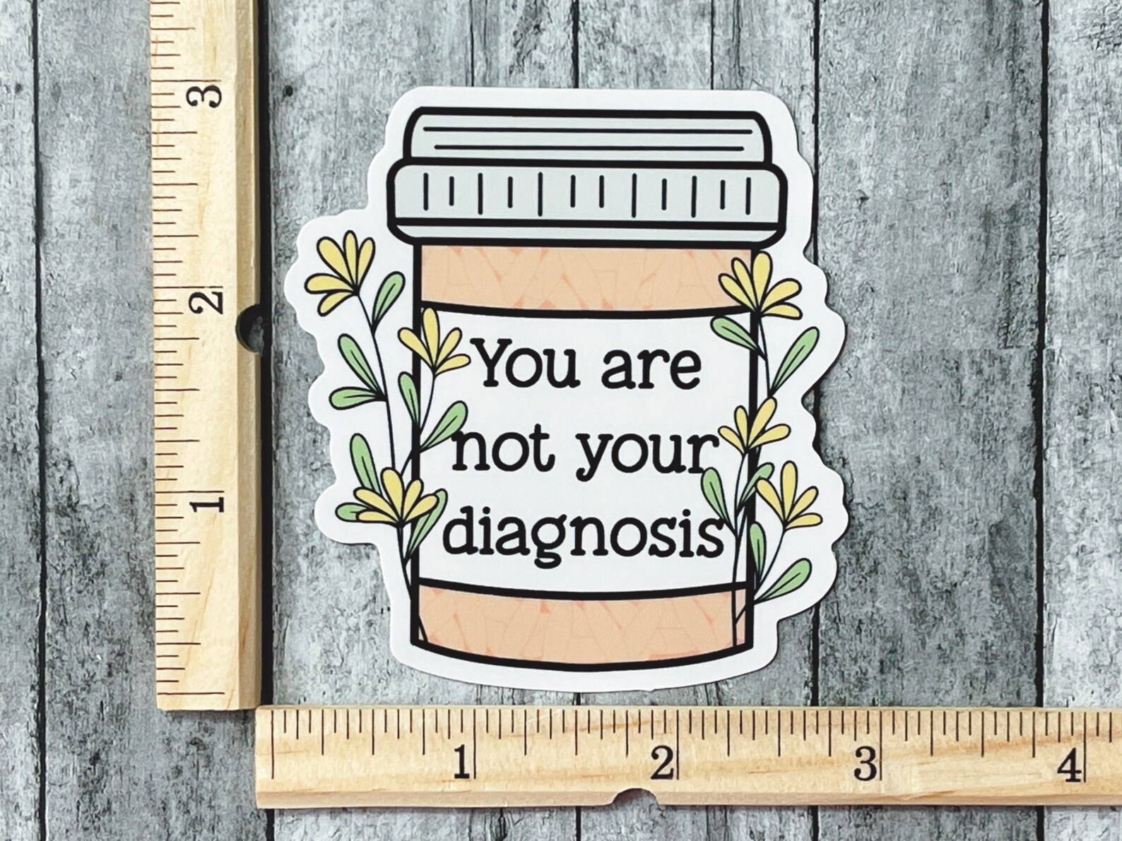 You Are Not Your Diagnosis Prescription Pill Bottle Sticker | Etsy