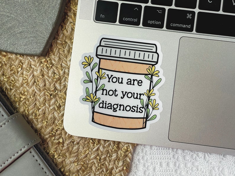 You Are Not Your Diagnosis Prescription Pill Bottle Sticker | Etsy