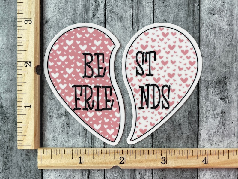 Best Friends Sticker Set Besties Gift Pack BFF Sticker - Etsy