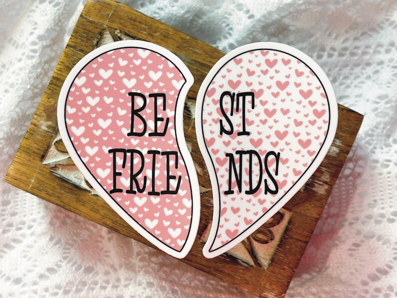 Best Friends Sticker Set Besties Gift Pack BFF Sticker - Etsy