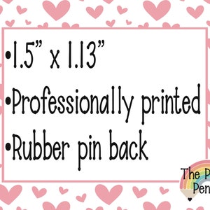 Emotional Support Coworker Acrylic Pin for Backpack, Purse, Hat, Lapel ...