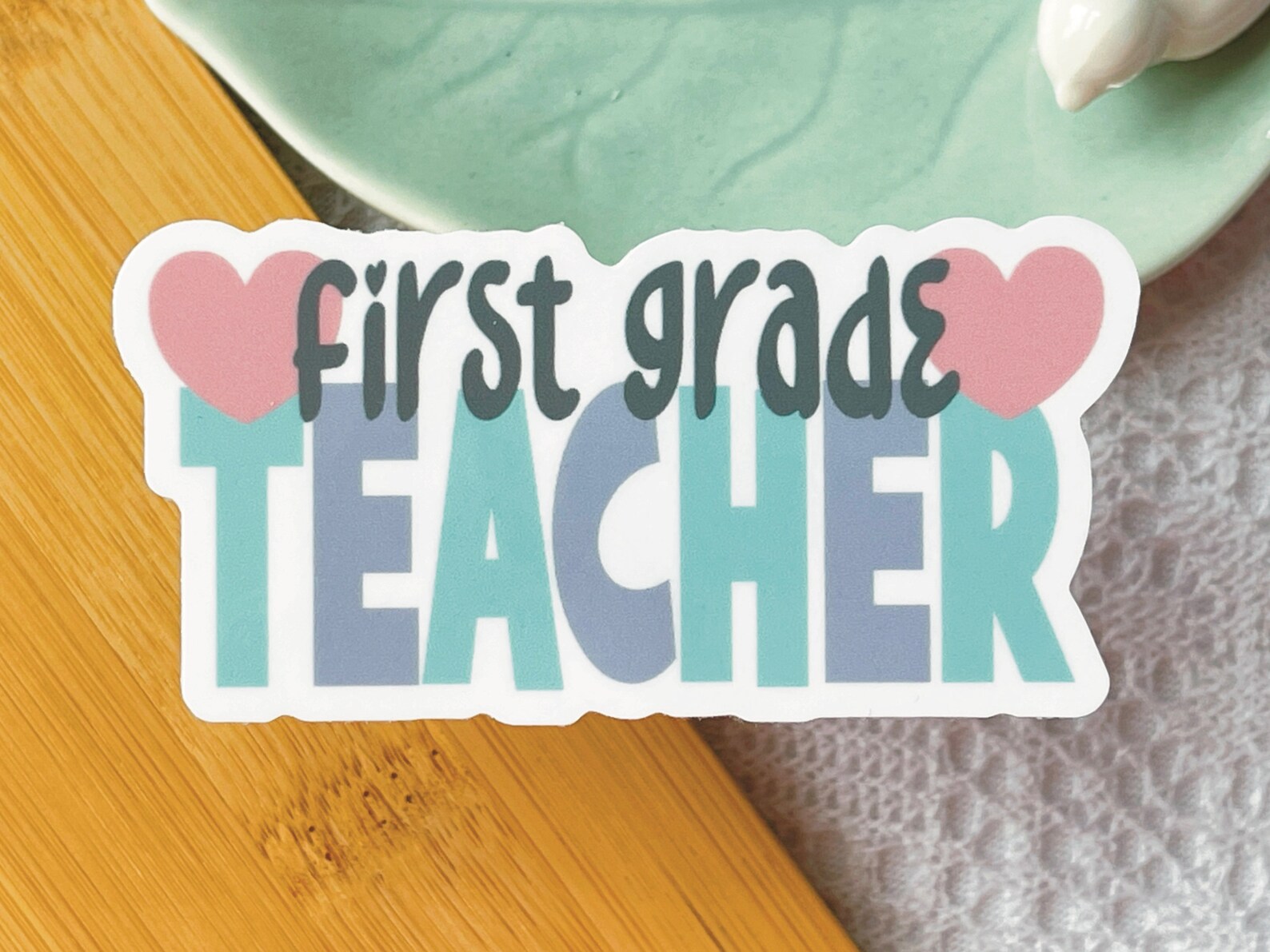 First Grade Teacher Sticker 1st Grade Teacher Decal Grade - Etsy