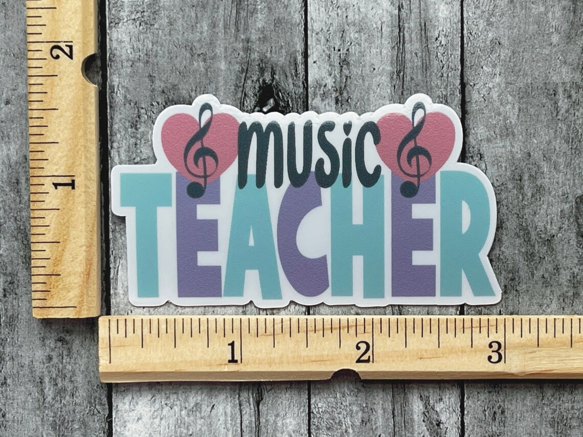 Music Teacher Sticker Band Teacher Decal Choir Teacher | Etsy
